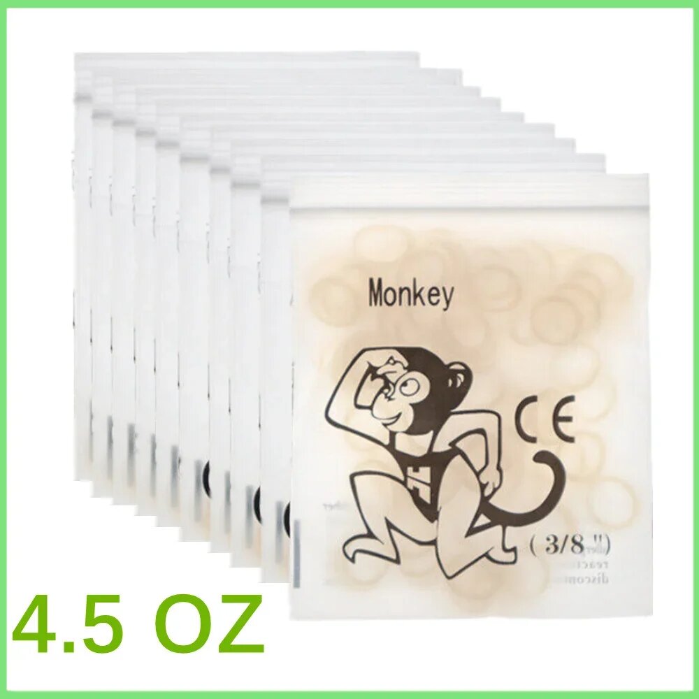 1000 шт, стоматологические ортодонтические эластичные резинки для брекетов для зубов, 4.5oz Monkey