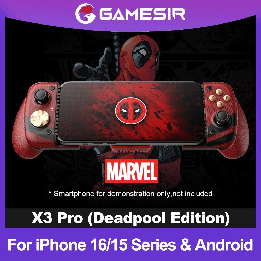 GameSir X3 Pro DeadPool Edition геймпад для iPhone 15