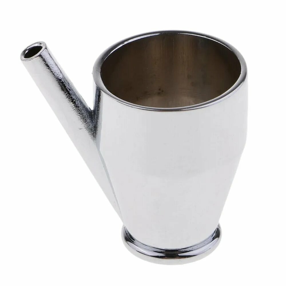 Бачок для аэрографа 5 мл, металлический, универсальный для двойного и одинарного действия.