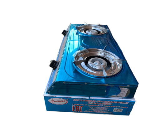 Плита газовая "Умница" ПГБН-2КЧ 2конф. без крышки