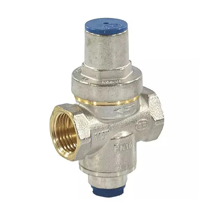 Регулятор давления поршневой латунь 232 Ду 15 Ру16 1/2" ВР Рн 1 - 5,5бар с выходом под манометр OR 0232.015