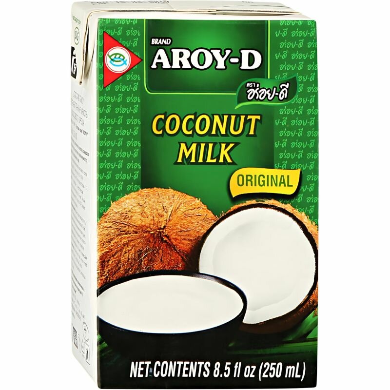 Молоко Кокосовое Aroy-D 70%, жирность 17-19%, 0,25 л