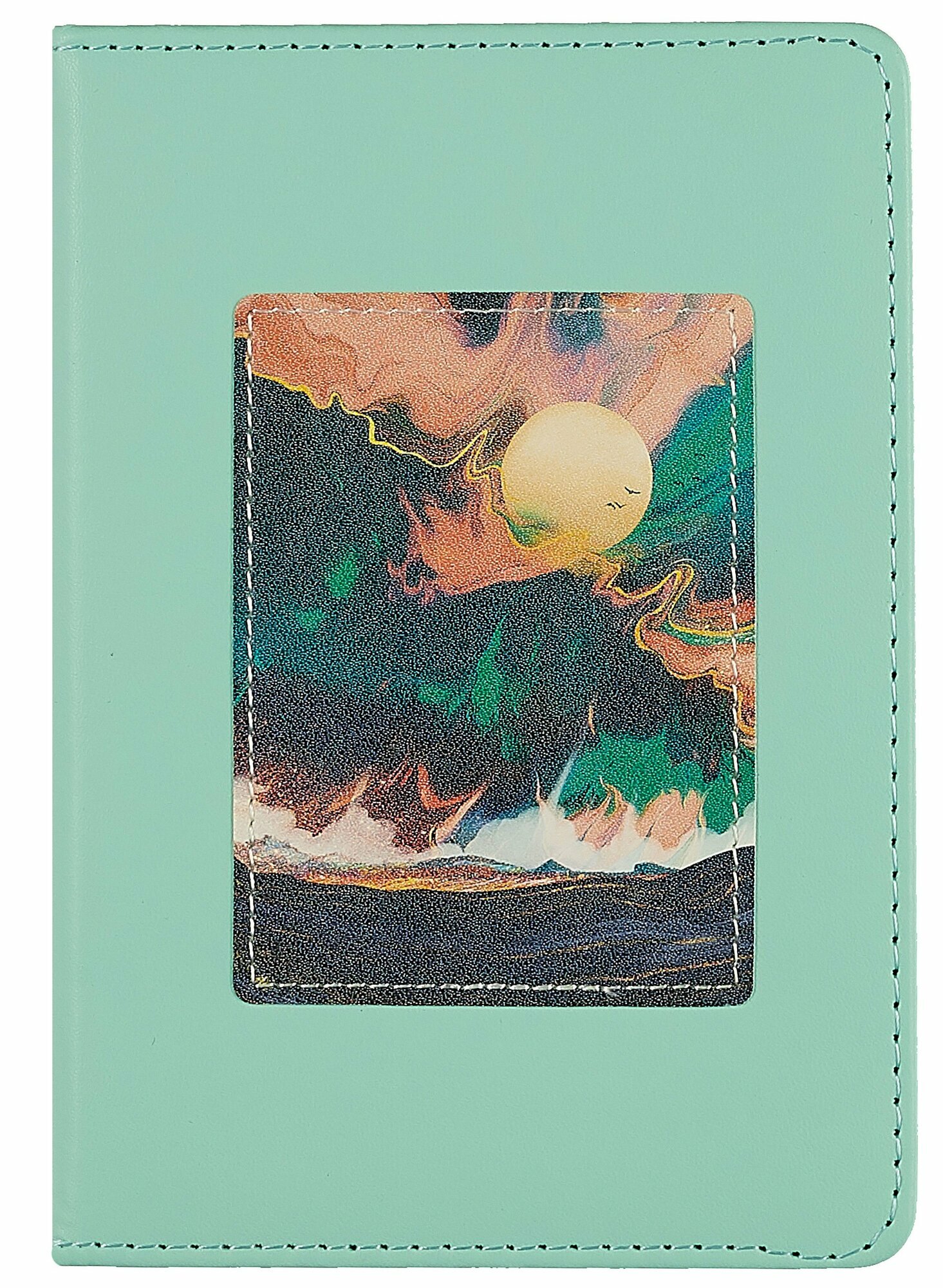 Записная книжка А6+ 80л лин. "SYNONIMS. 4" иск. кожа, поролон, нашивка