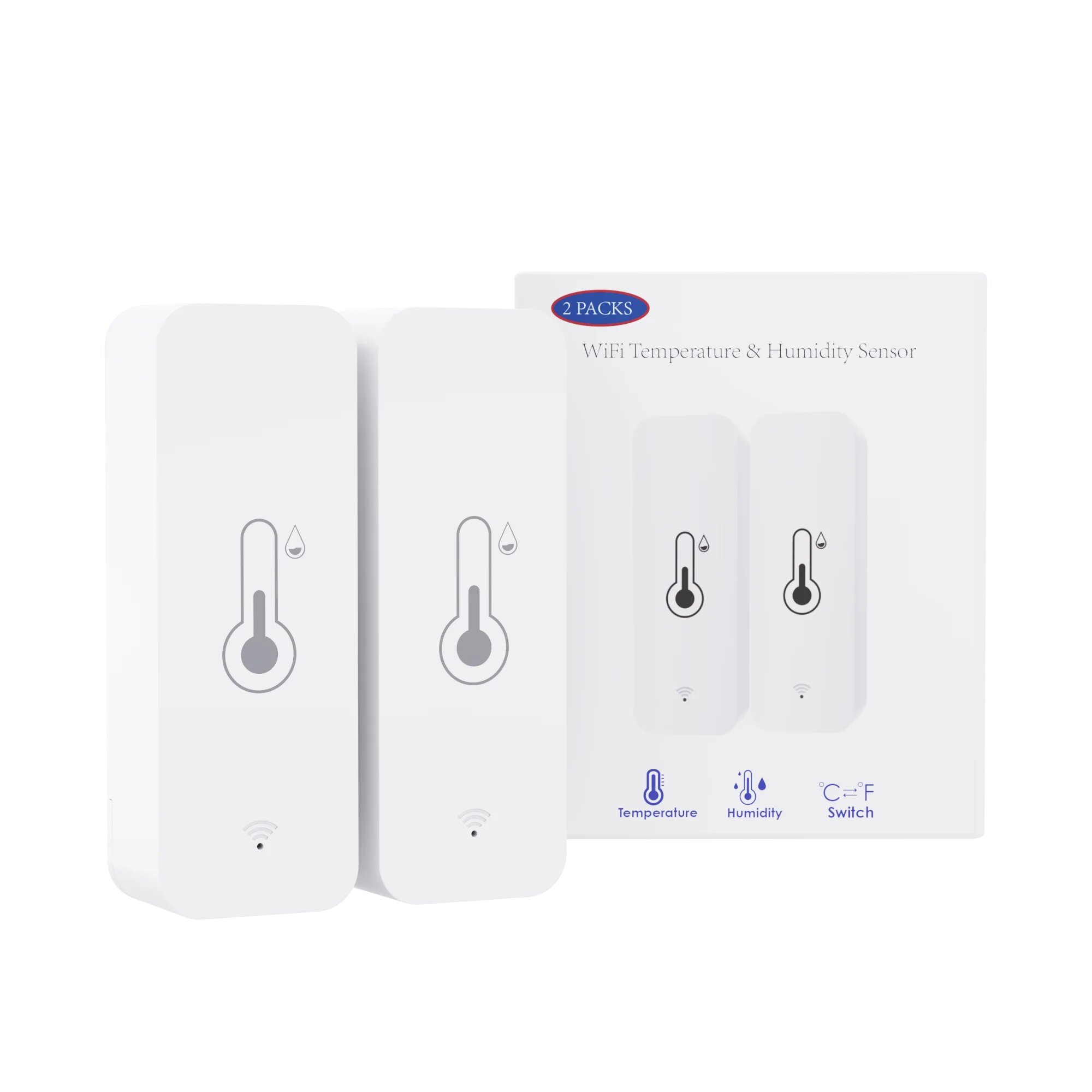 Tuya WiFi Датчик Температуры и Влажности, WiFi Version