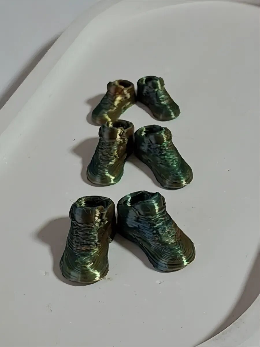 Набор миниатюр Кроссовки - 3 пары микс для ватных игрушек