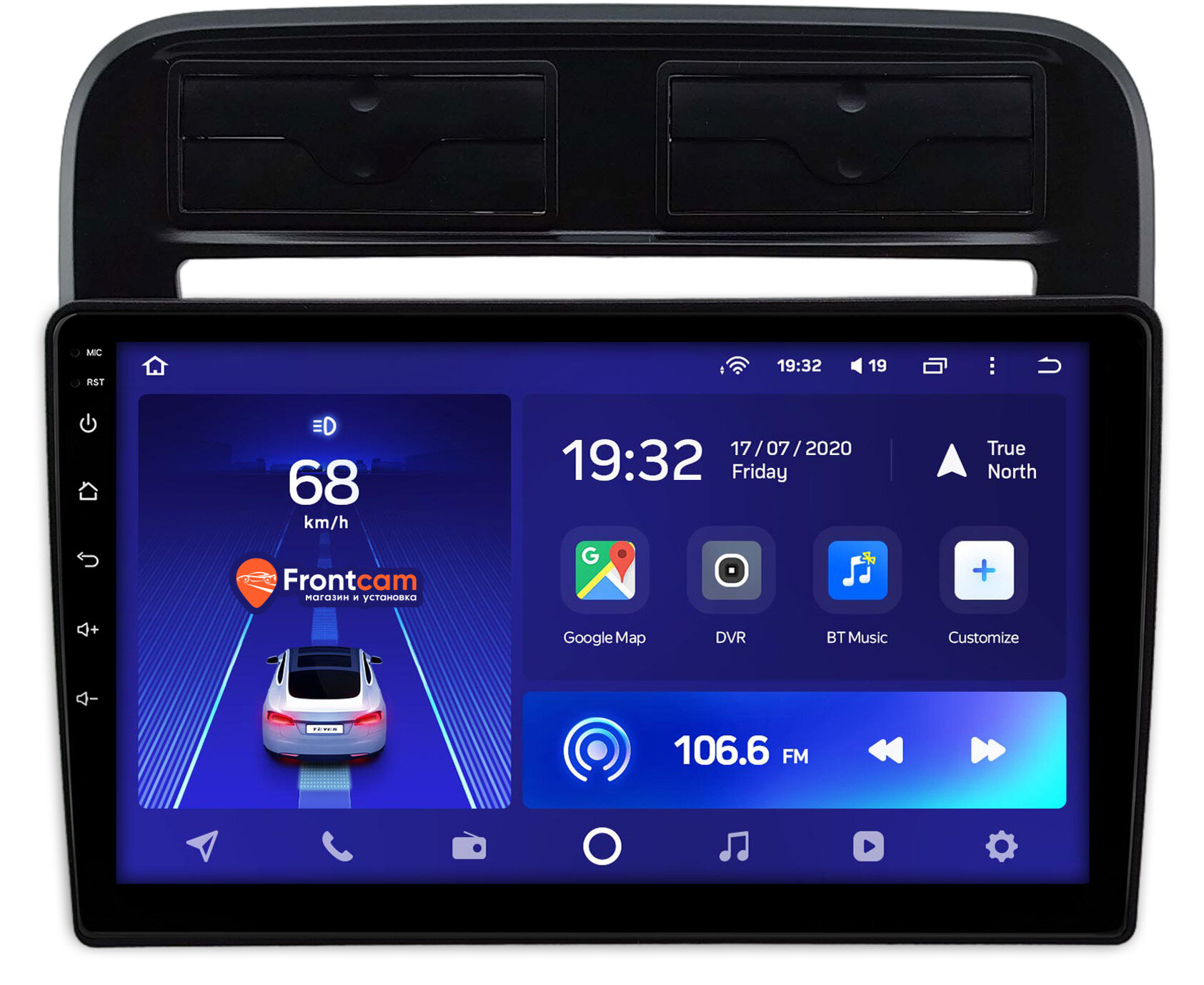 Штатная магнитола Teyes CC2L PLUS 2/32 9" RM-9-0255 Fiat Punto 3, Linea 2006-2018 Android 8.1 (DSP, IPS, AHD)