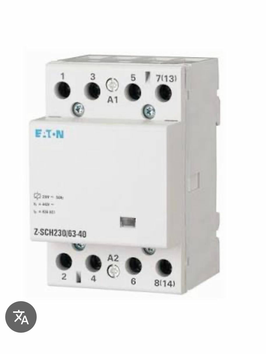 Модульный контактор 230В, 63А, 4НО Z-SCH230/63-40 , 248856 Eaton