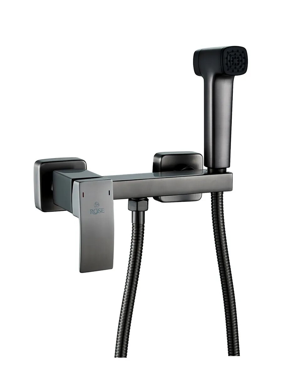 Гигиенический душ со смесителем для туалета (биде) Rose R1505T-1