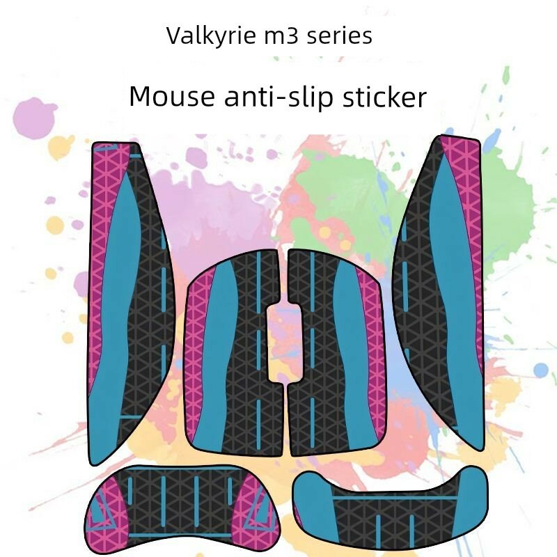 Valkyrie M3/M3Pro мышь анти-скольжение наклейка - Дизайн 'Майами', ромбовидный узор, ультратонкий, влагостойкий,