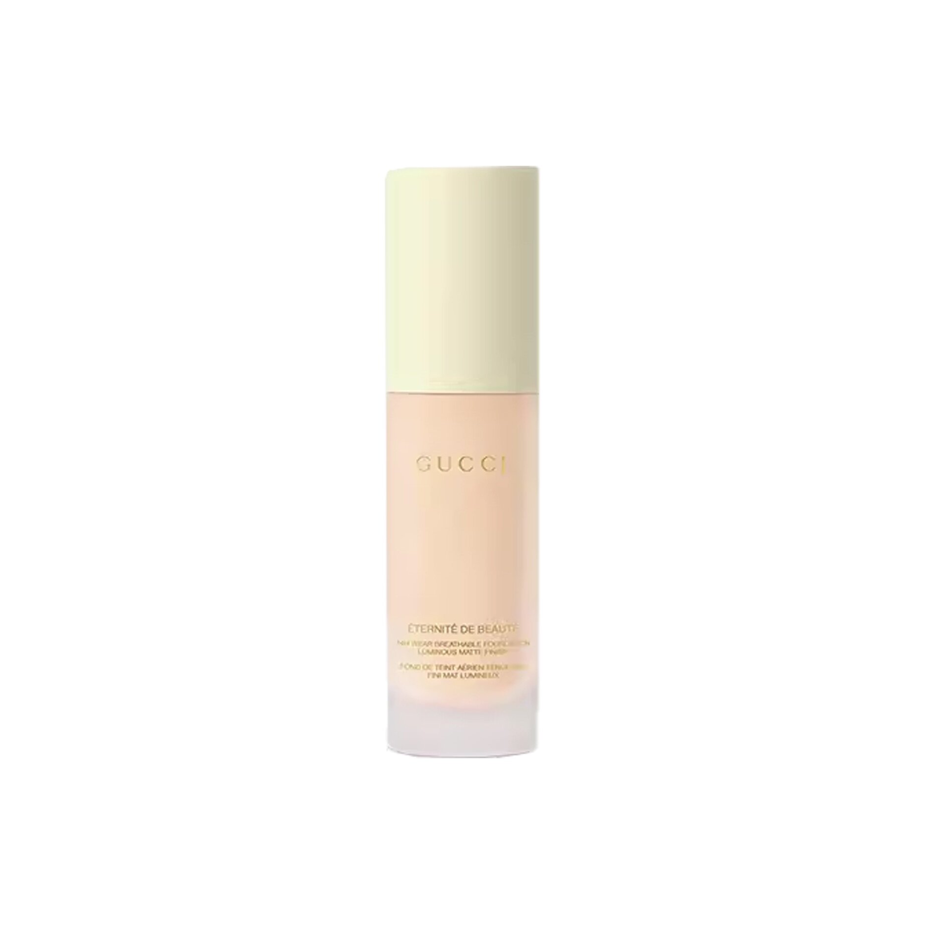 Тональная основа женская GUCCI Play, оттенок 114W Warm Porcelain White, матовая стойкая жидкая