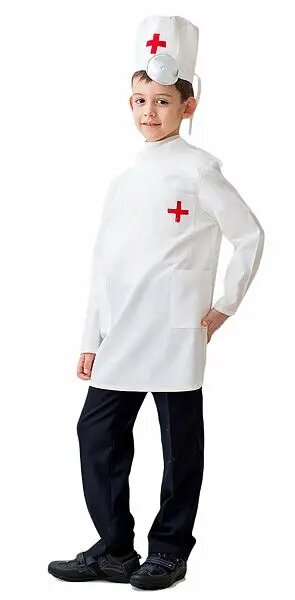 Карнавальный костюм доктор (большой), 5-7 лет, Бока