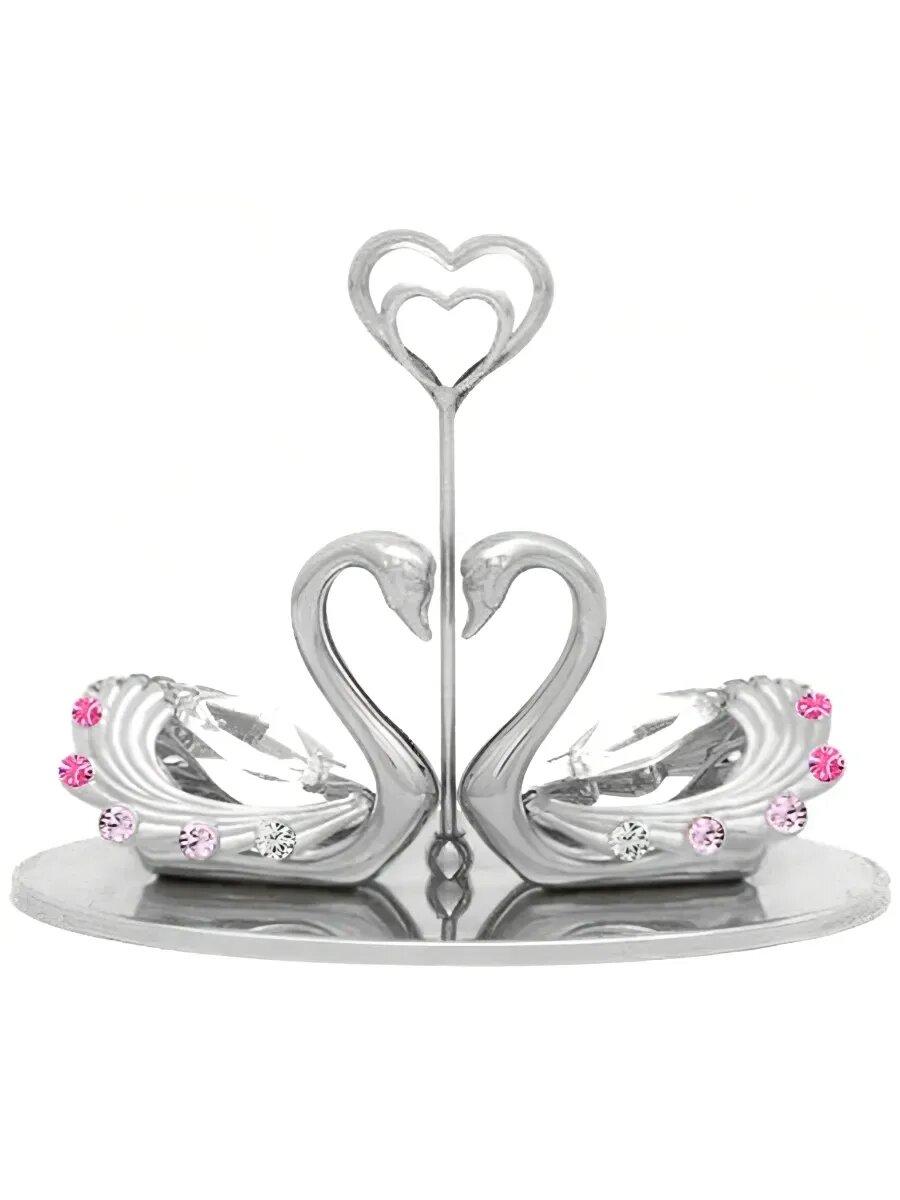 Миниатюра Crystocraft "Лебеди" U0313-127-CP1 держатель для визиток