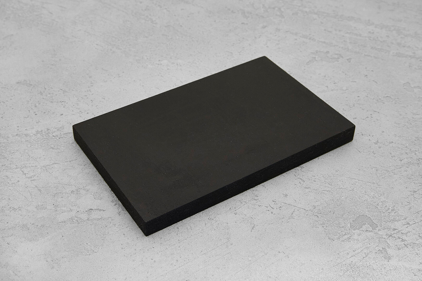 Саржевая микарта, плашка 130x80x10,0(+)мм черная