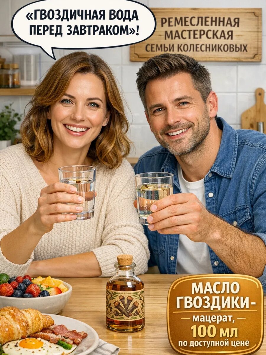 Масло гвоздики - мацерат 100 мл.