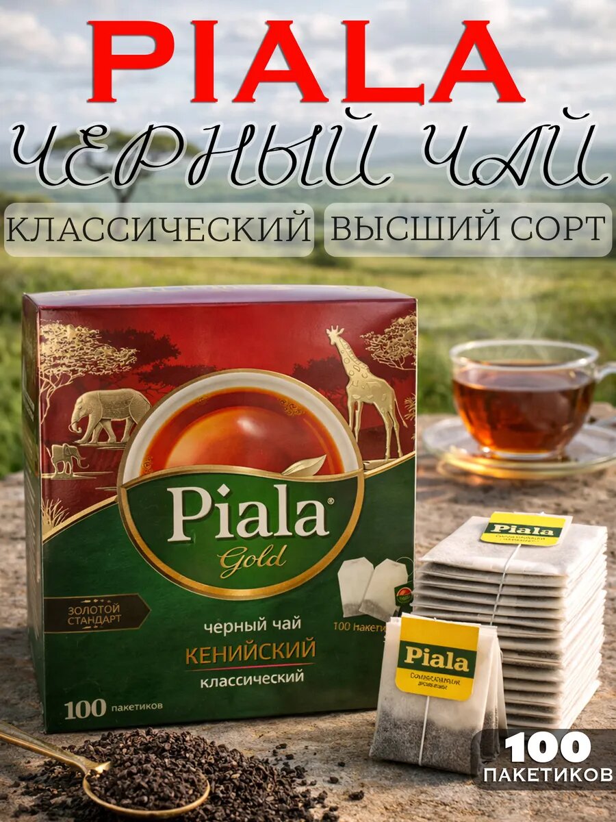 Чай черный Piala в пакетиках