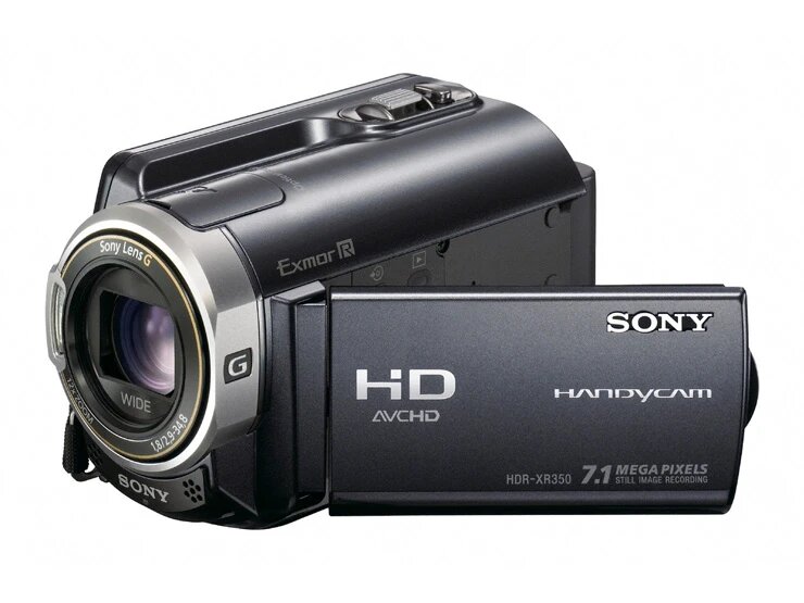 Видеокамера Sony HDR-XR350E, чёрная