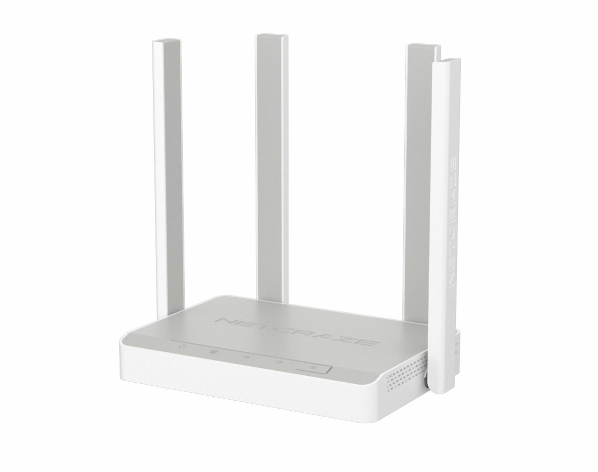 Роутер Wi-Fi Netcraze Viva NC-1913 до 1 Гбит/с, с порт USB 2.0