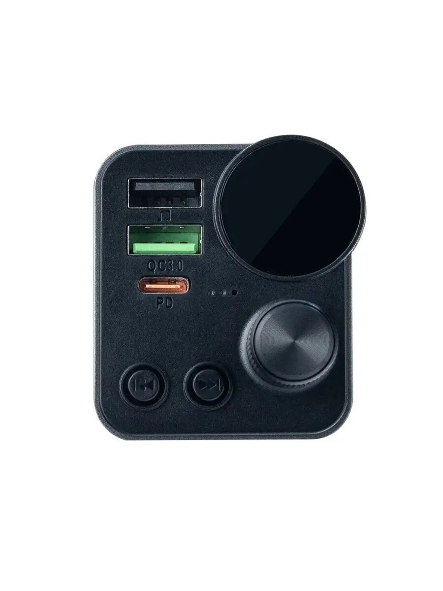 Автомобильный FM-трансмиттер с быстрым зарядом и Bluetooth