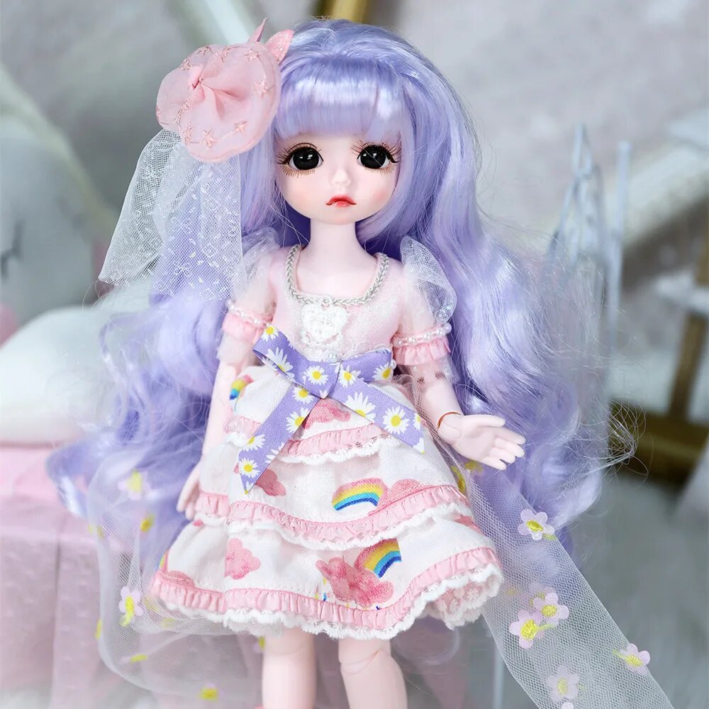 Кукла 1/6 DBS DREAM FAIRY, сиреневый, rainbow