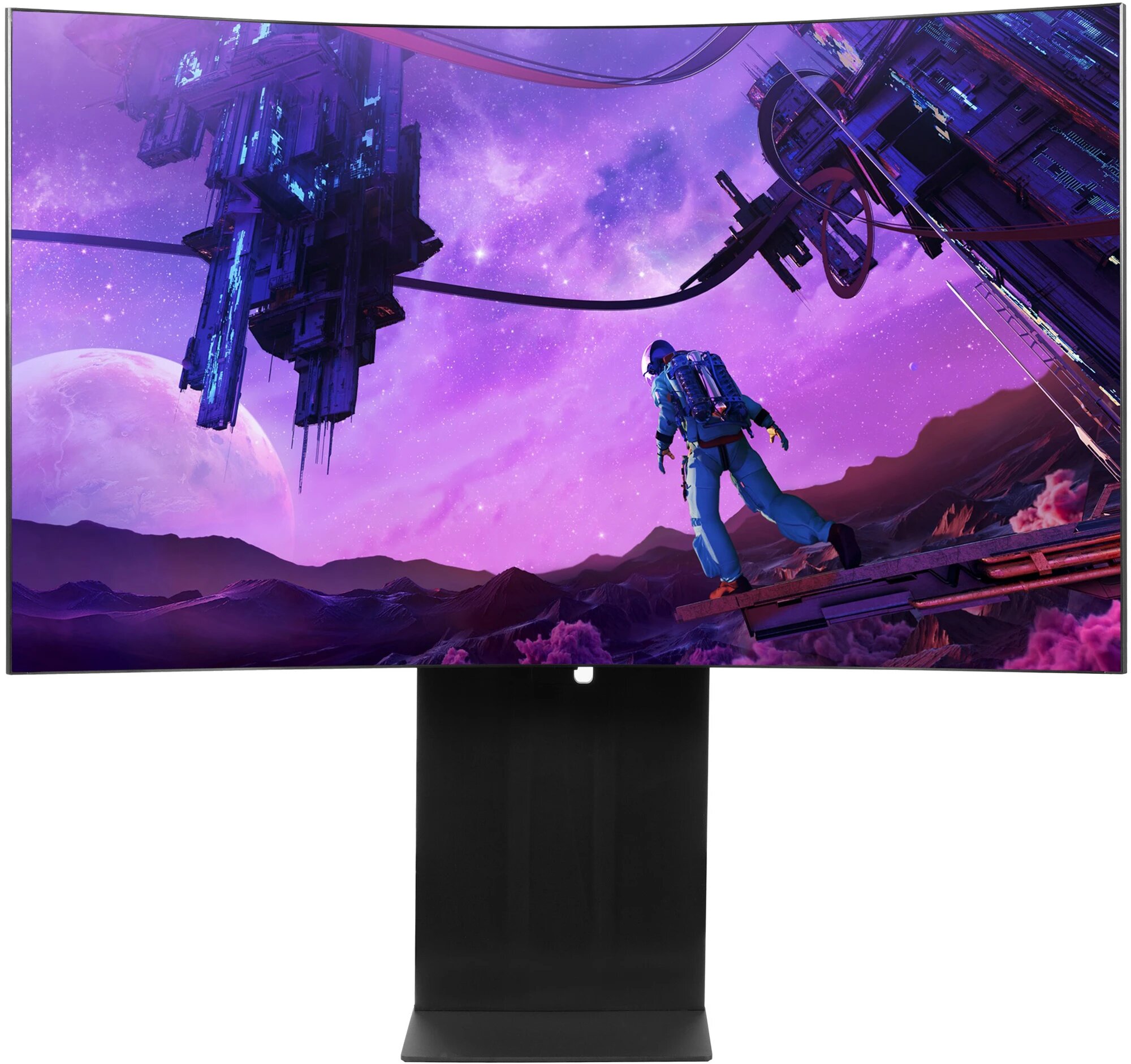 Монитор Samsung Odyssey Ark, 55", 3840 x 2160, 165 Гц, FreeSync Premium, mini-LED, чёрный