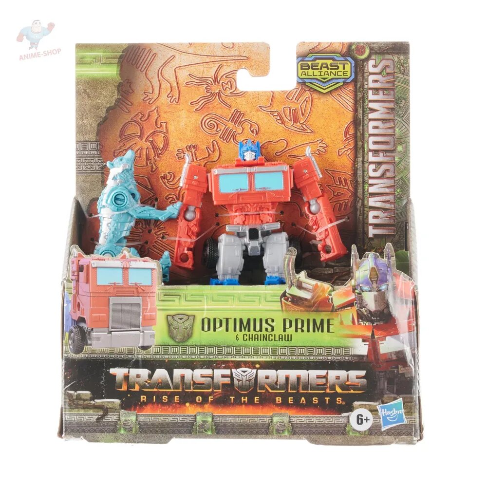 Hasbro Transformers Rise of the Beasts Optimus Prime / Трансформеры Восстание чудовищ, Коллекционная фигурка из классических фильмов, Детские игрушки