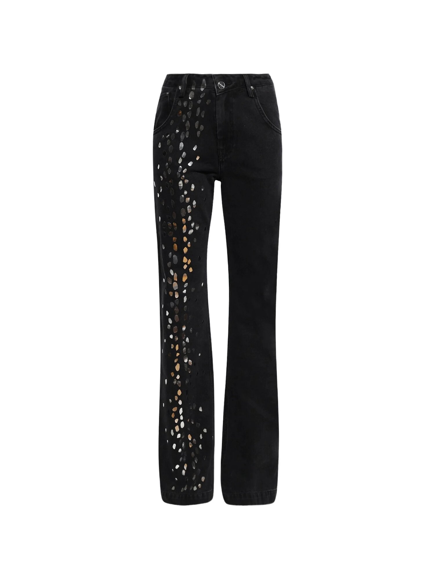 Джинсы Speckled foil jeans 