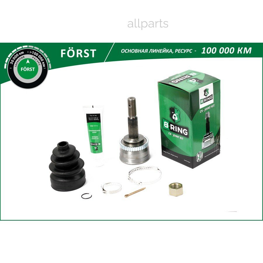 BRING BOC5907A Шрус NISSAN Almera (90-) (наруж.) [25/22] (BOC5907A) B-RING FORST