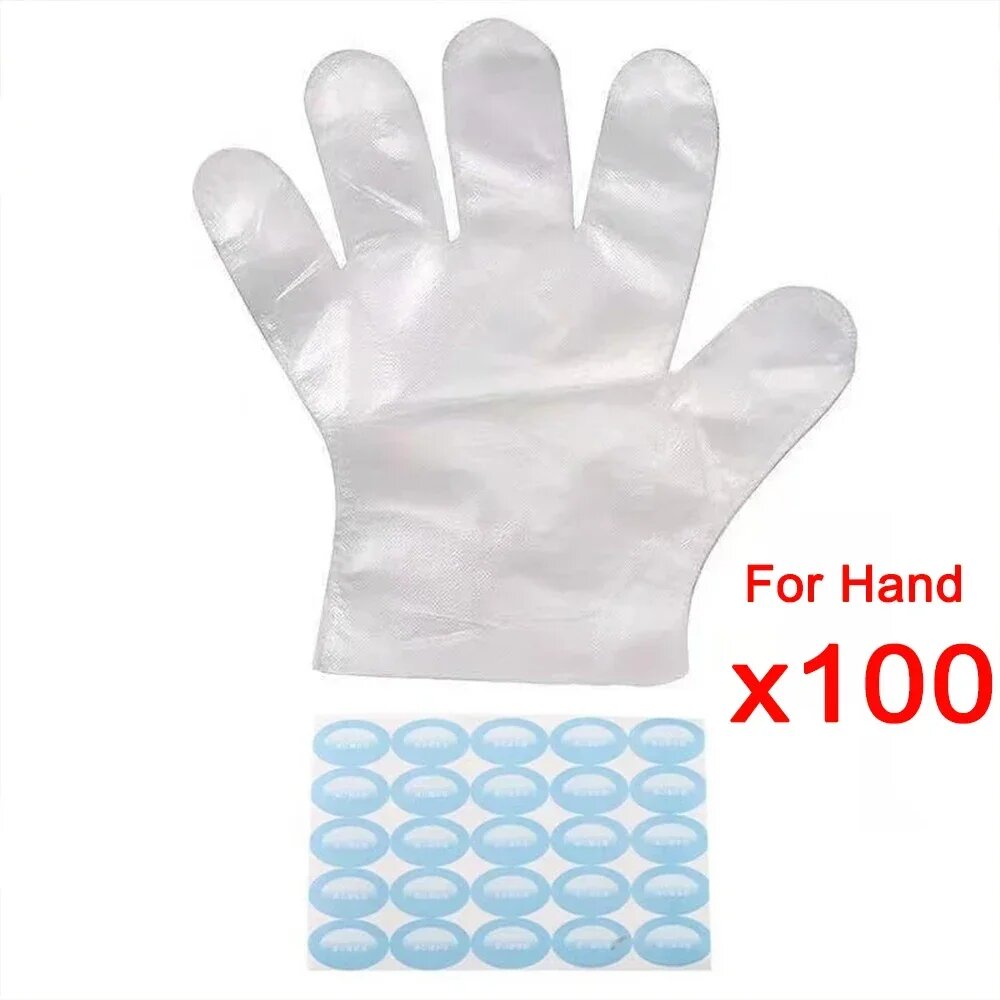 Одноразовые восковые перчатки для рук и ног 100pcs Hand