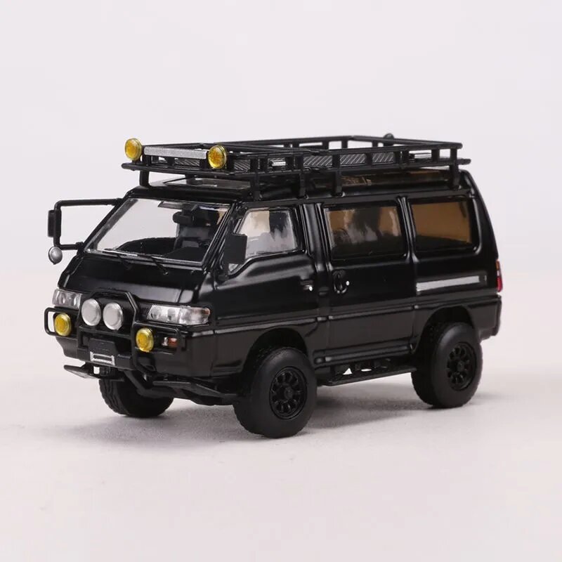 Машинка Autobots Model 1/64 AM Mitsubishi Delica Van 3th Star Wagan 4*4 Coca Cola Gulf Oil Bus Die-cast Alloy Model Collection Toy Gift