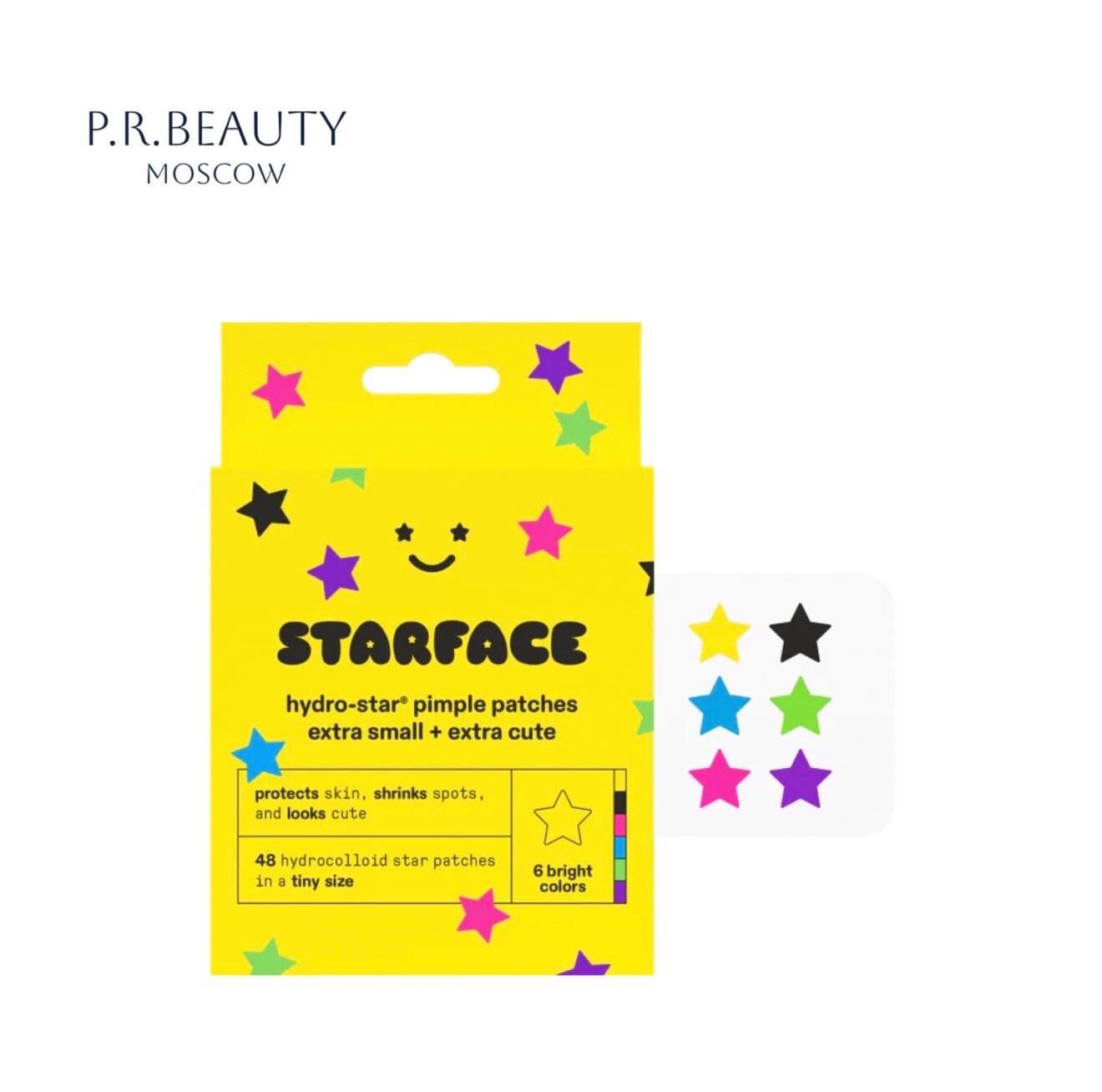 STARFACE HYDRO-STAR PIMPLE PATCHES TINY STAR Мини Патчи от прыщей 48 шт