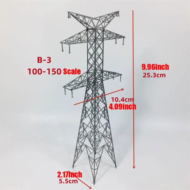 Электрическая башня питания из пластика Style B3