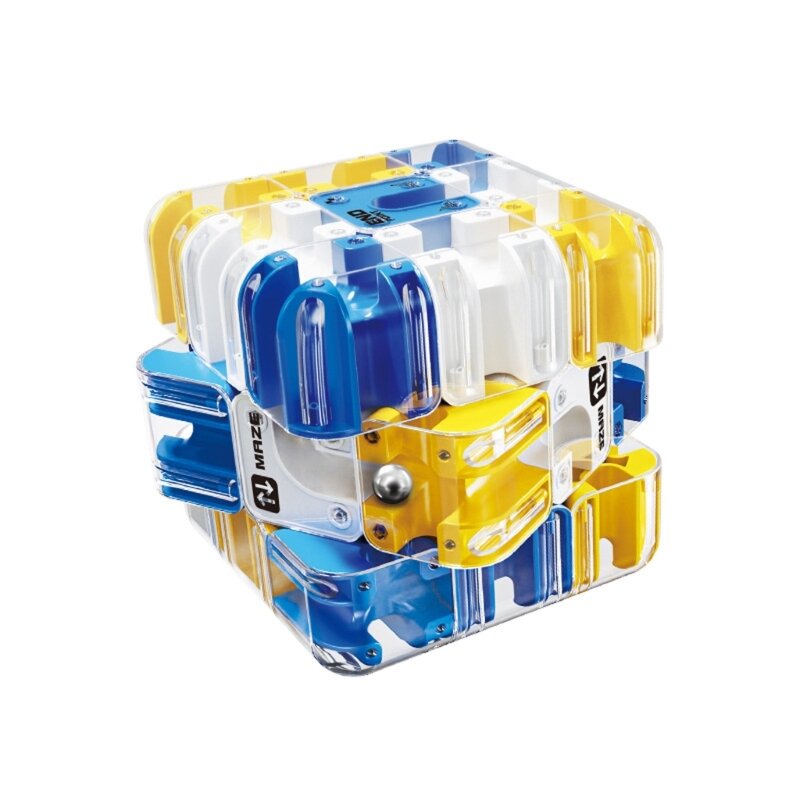 3D Головоломка-лабиринт из бисера для сплочения семьи и улучшения пространственного мышления с помощью блочной головоломки "Лабиринты 3Х3 этапа"