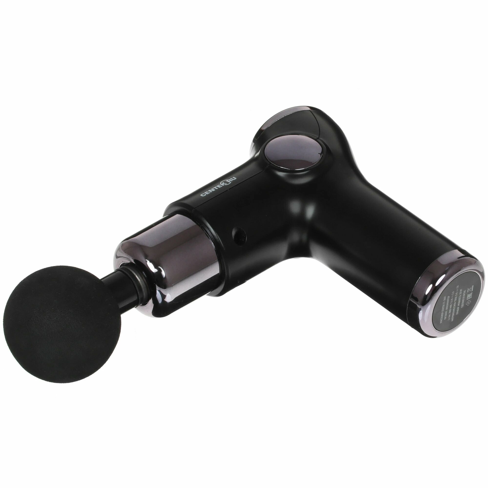 Массажный пистолет Mivis Centek CT-2601, от аккумулятора, 6 режимов, черный
