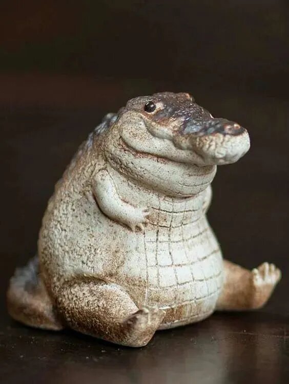 Статуэтка Симулятор милого крокодила_ob_Ct5e, высота 3.5 см, длина 7.5 см