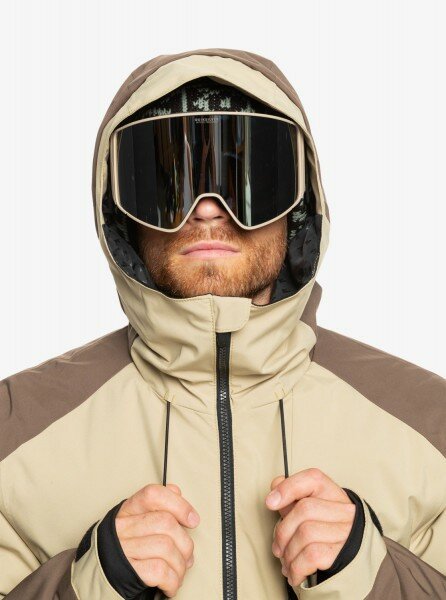 Куртка сноубордическая Quiksilver Весна-лето 2024, размер M, бежевый — фото 1
