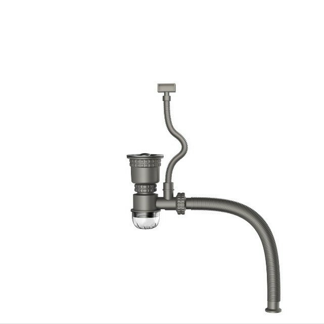 Полный комплект дренажных аксессуаров для кухонных одинарных и двойных сливов, тройник для сливной трубы с защитой от запаха.