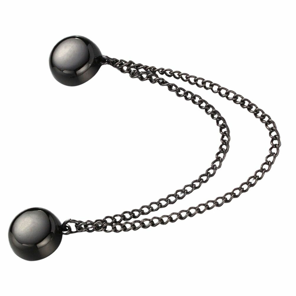 Магнитная цепочка для шарфа, держатель для кардигана, магнитный фиксатор для свитера, заколка для одежды