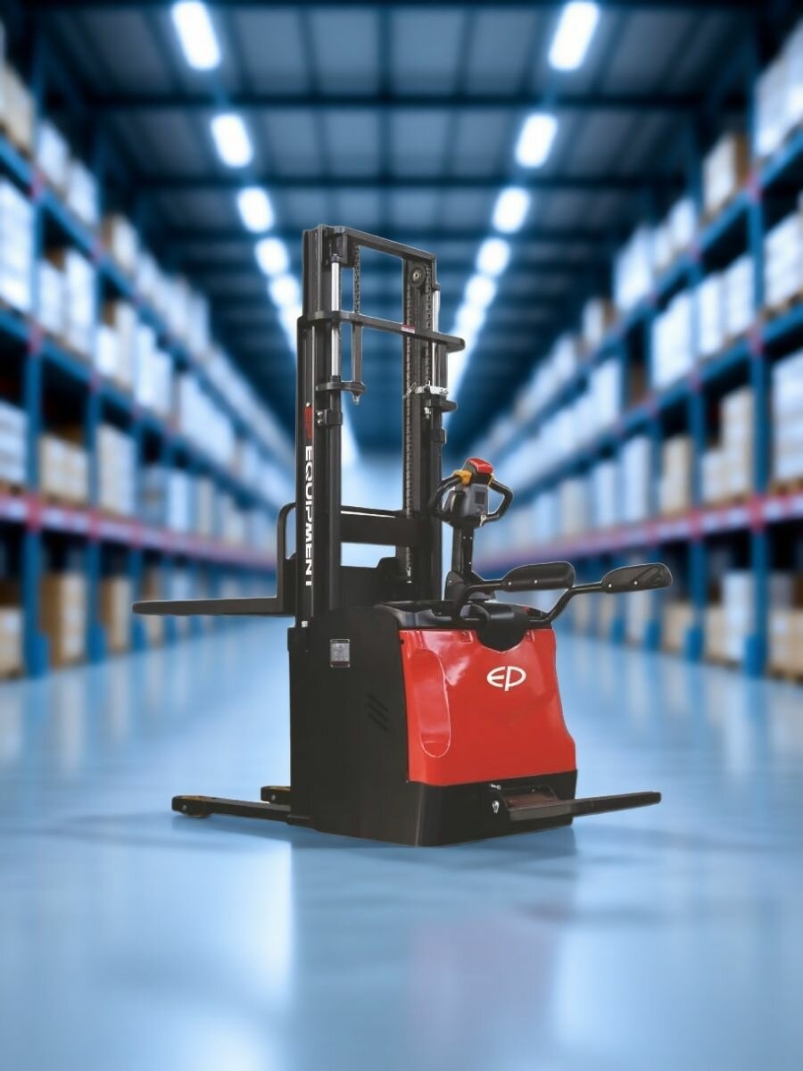 Штабелёр EP Equipment "ES20-RS", самоходный, 4,8 м, 2 т, черный