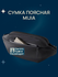 Сумка поясная , фактура гладкая, черный