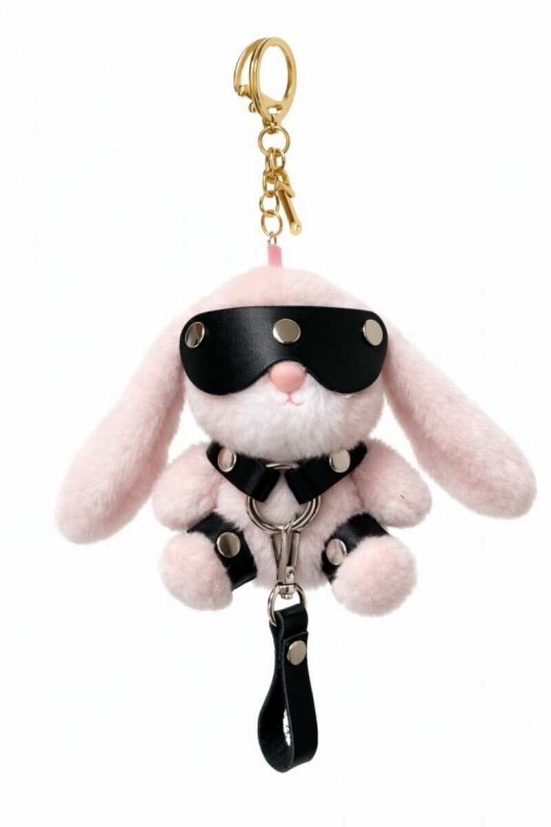 Бдсм брелок зайчик любит игры black