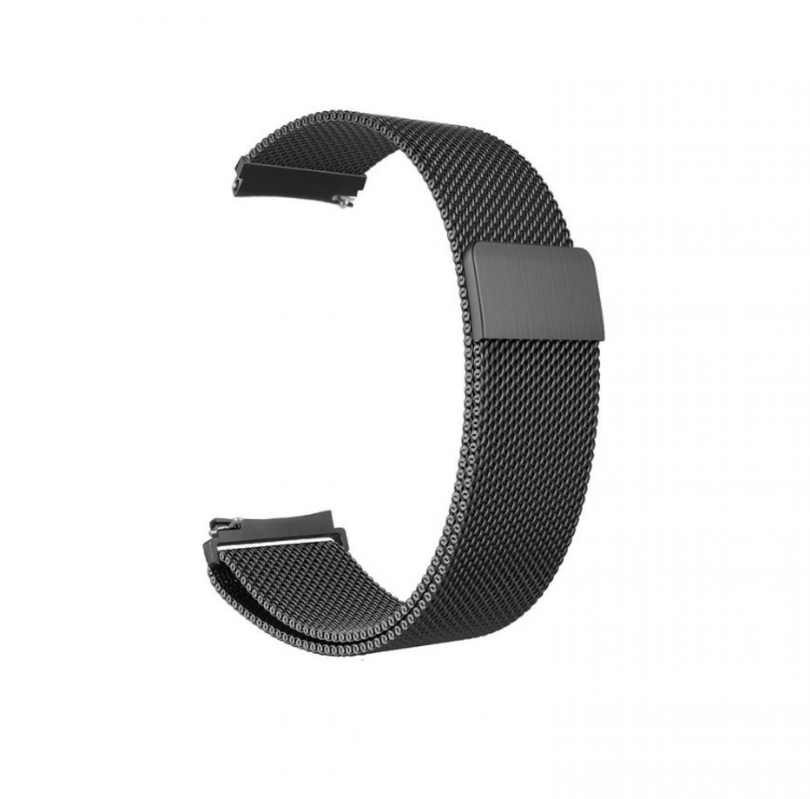 Ремешок-браслет Milanese MyPads для Samsung Galaxy Watch 4 Classic 42/46 мм, сталь, магнитный замок, черный