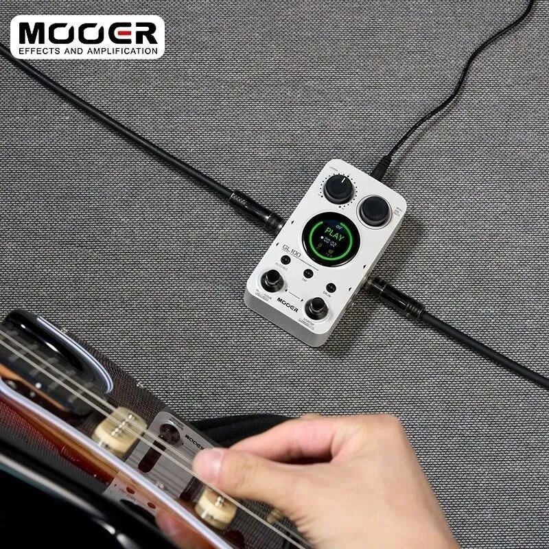 MOOER GL100 Groove Loop Series Phrase & Drum Station - Двойной ножной переключатель — фото 1