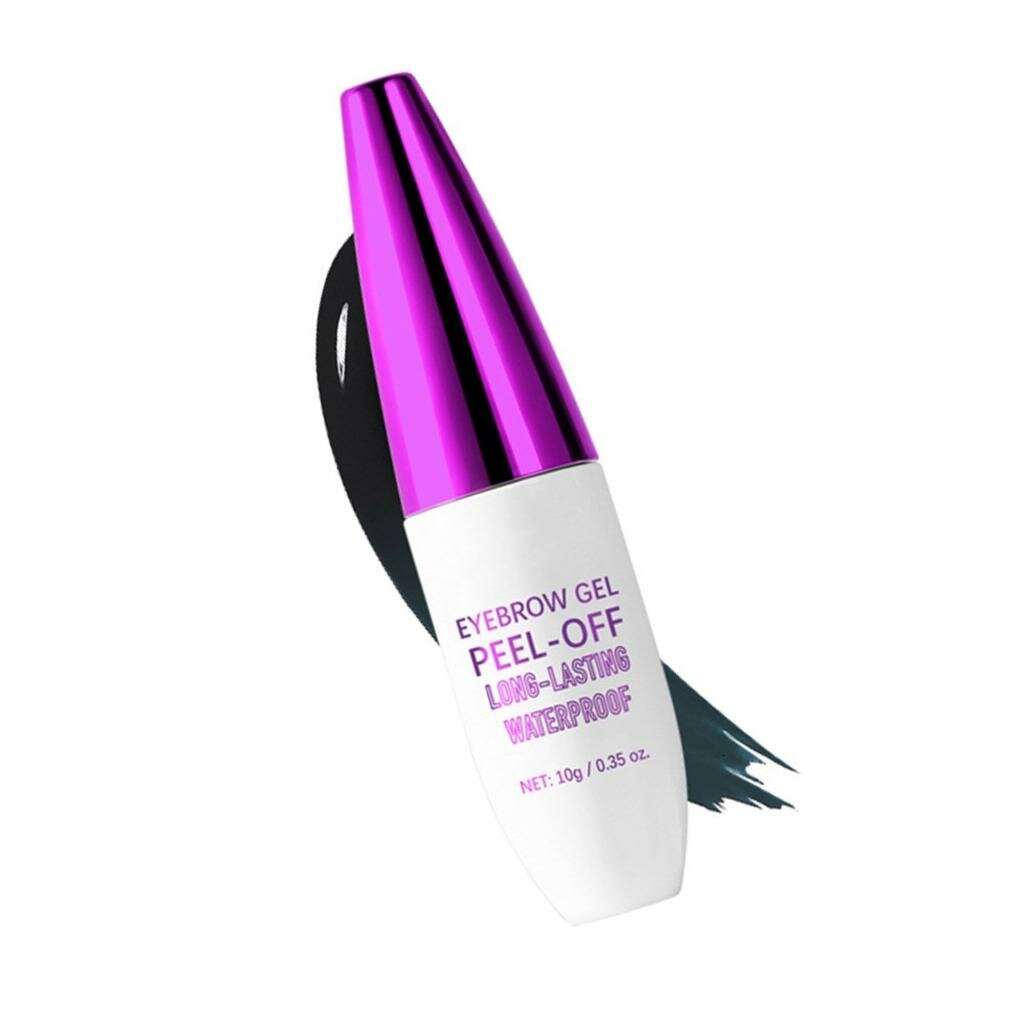 Смываемый тонирующий гель для бровей, черный