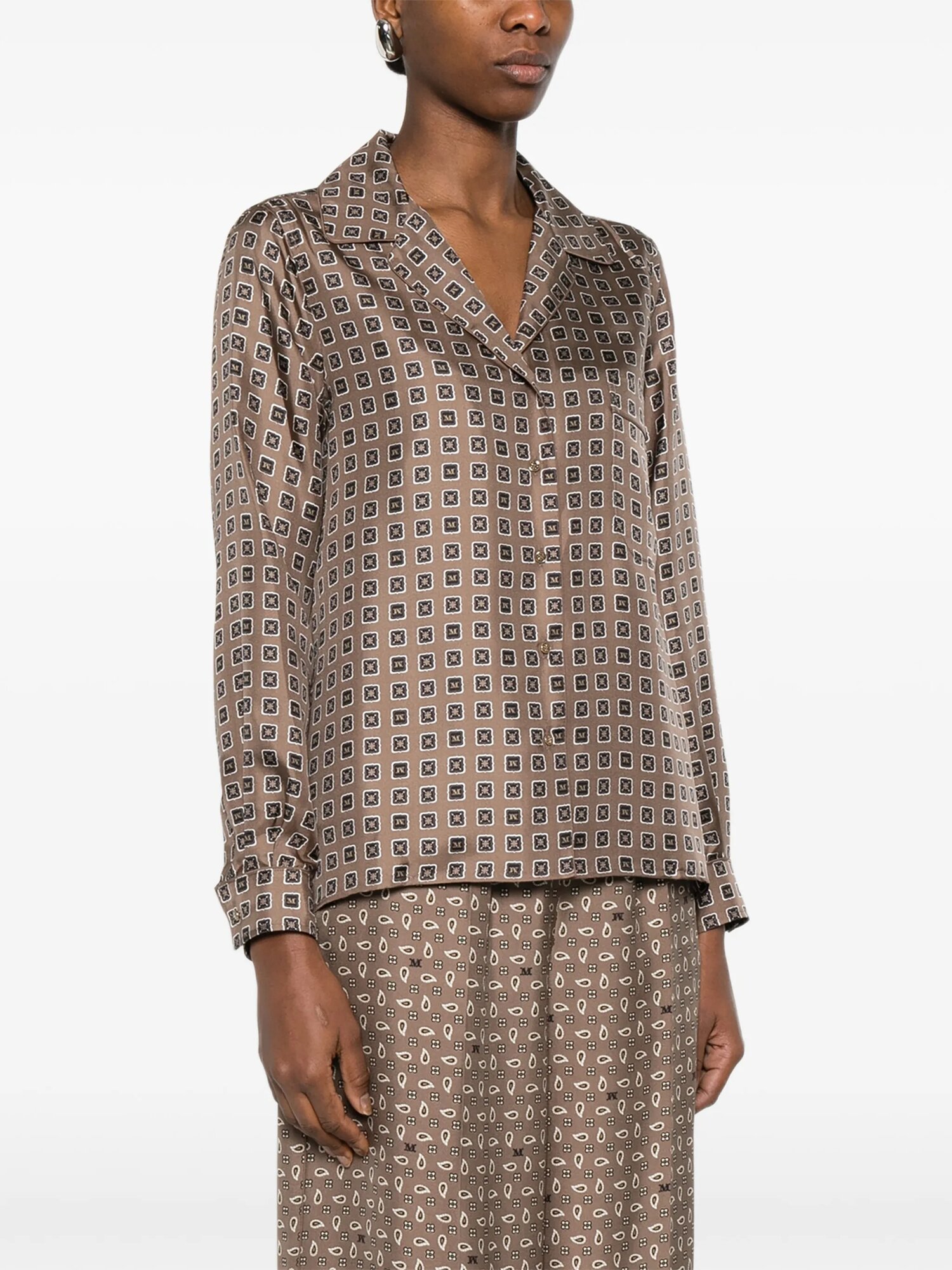 Рубашка Max Mara Disco, размер 42, разноцветный — фото 1