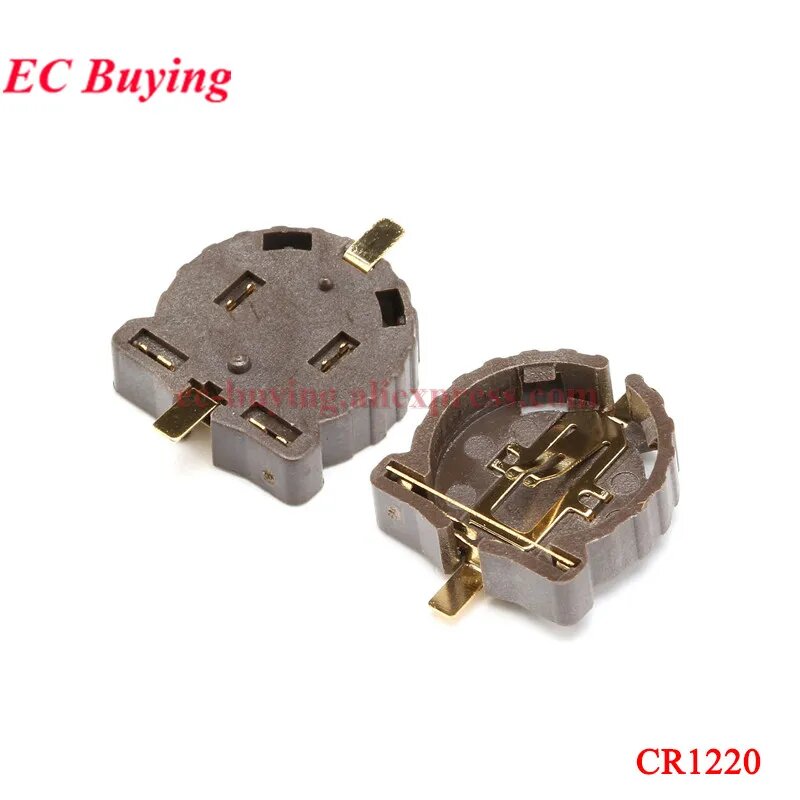 Держатели-корпуса для кнопочных батареек CR1220 CR1225 BS-1220-2 3V 50pcs, CR1220