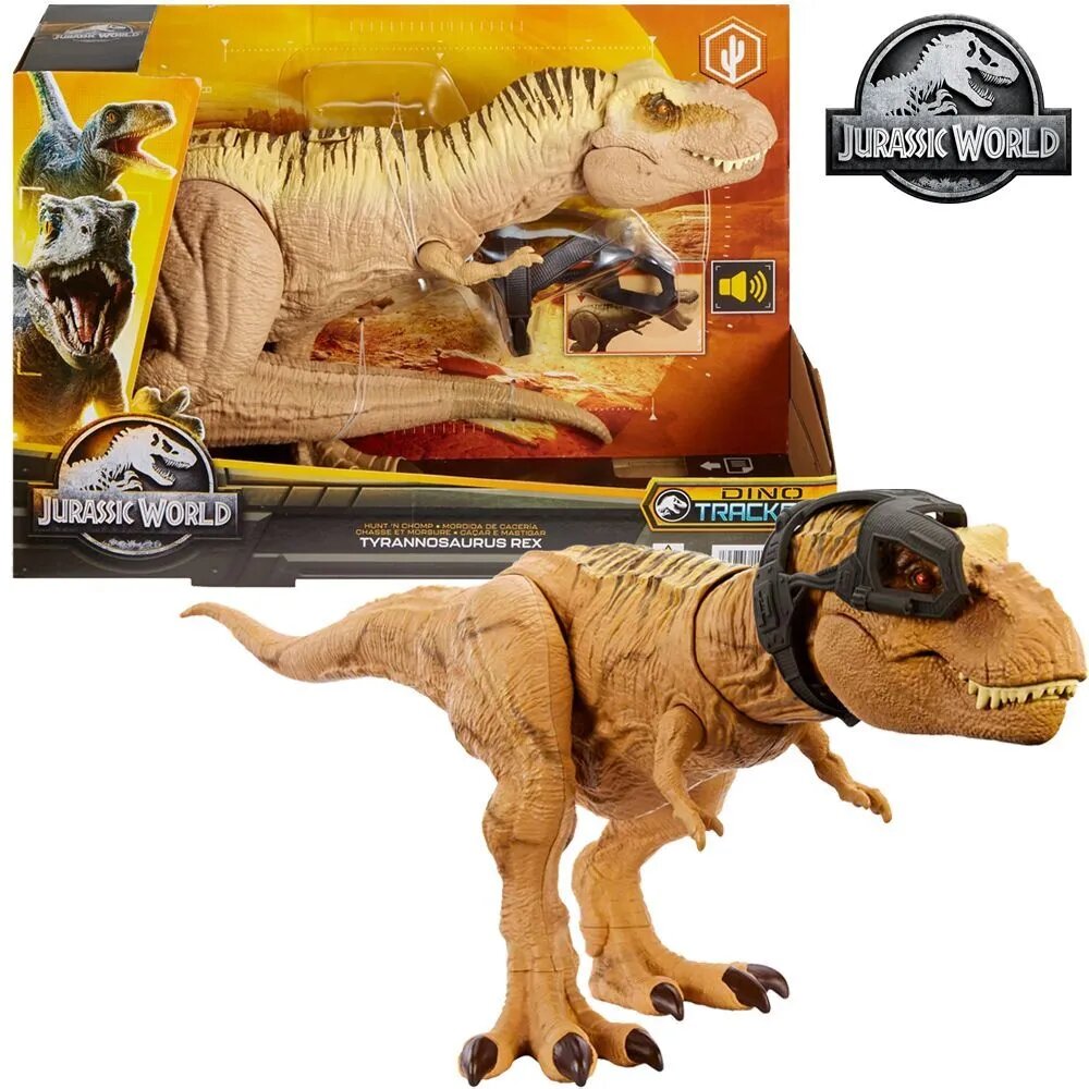 Игрушечная фигурка динозавра Jurassic World Tyrannosaurus T Rex со звуком