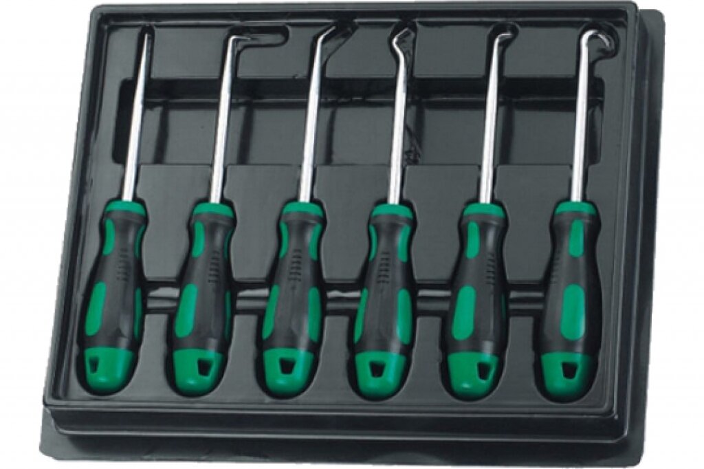 AI030027 Набор крючков для демонтажа уплотнительных колец, 6 предметов. Jonnesway