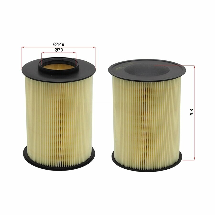 Фильтр воздушный FORD FOCUS II III C-MAX 04- (круглый), SAT ST-1708877