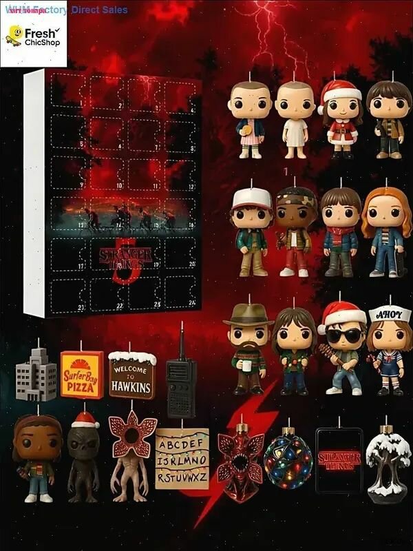Адвент календарь Stranger Things с фигурками для детей и взрослых на Новый год