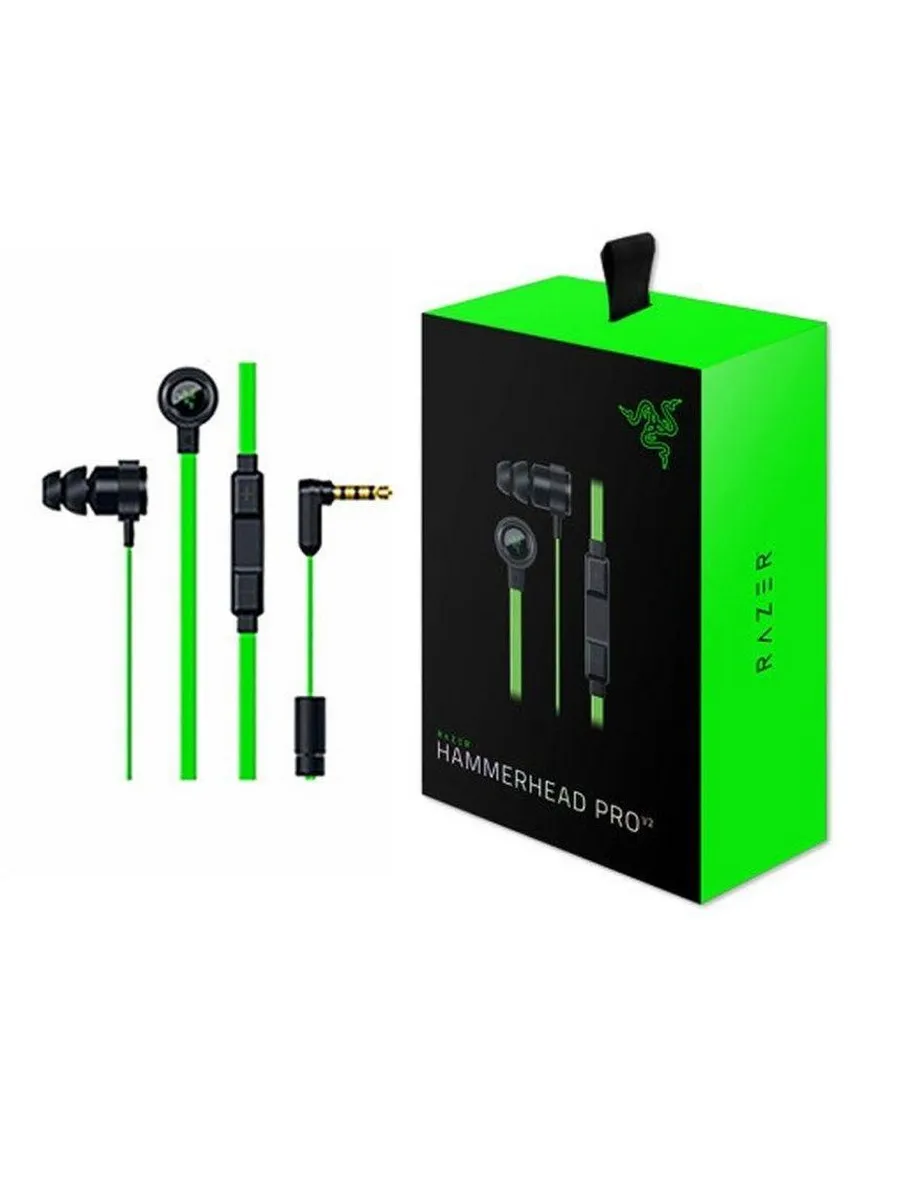 Наушники-вкладыши Razer Hammerhead Pro V2 с игровым микрофоном